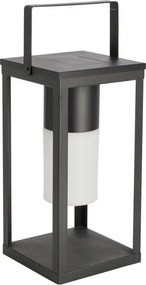 Černá solární/na USB LED lucerna (výška 38 cm) Solar – Bizzotto