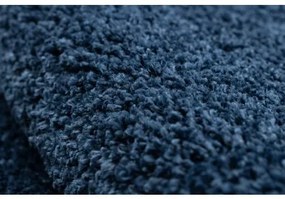 Dywany Luszczow Kusový koberec kulatý BERBER 9000, tmavá modrá Rozměr koberce: 120 cm KRUH