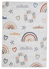 Krémový dětský koberec 80x150 cm Vida Kids Rainbow – Think Rugs