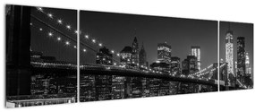 Obraz Brooklyn mostu v New Yorku (170x50 cm)