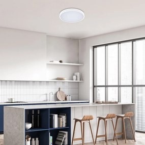 Rabalux Bílé stropní LED svítidlo Alenzo kulaté 420mm 36W IP44 CCT 71429