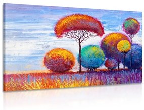 Obraz podzimní les - 60x40 cm