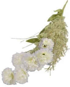 Bílo-fialová kytička Ema - 54 cm