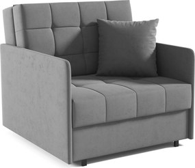 Eka Pohovka AMERYKANKA 169, 90 cm Barva látky: Černá (Kronos 07)