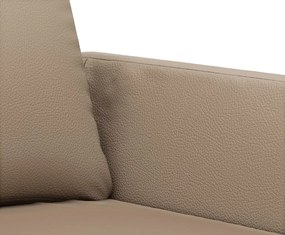 vidaXL 2dílná sedací souprava s poduškami umělá kůže [3201754] Barva: krémová