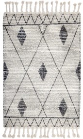 OnaDnes -20% Béžový bavlněný koberec Bloomingville Yuki 120 x 180 cm