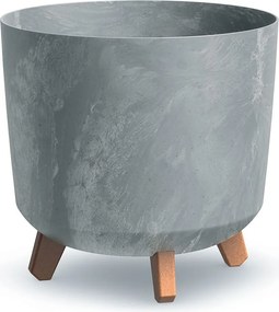 PRO Květináč GRACIA TUBUS BETON EFFECT 29,8 cm šedý
