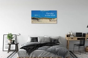 Obrazy na plátně Beach nebe string 120x60 cm
