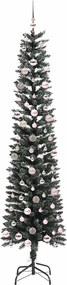 Umělý vánoční stromeček Zelená 240 cm PVC, plast a ocel 3395966