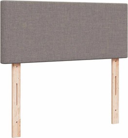 Box spring postel s matrací taupe 120x190 cm textil 3287392