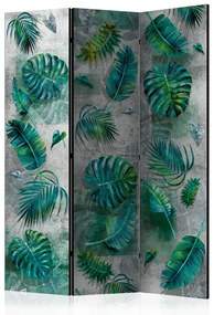 Paraván Modernist Jungle Dekorhome 135x172 cm (3-dílný)