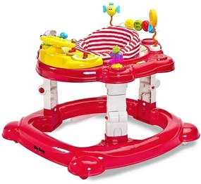 Dětské chodítko Toyz HipHop 3v1 červené Barva: Červená