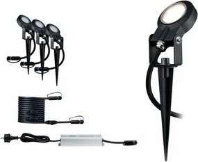 P 93696 Plug&Shine základní sada zemní zápich Sting IP67 3000K 3x6W - PAULMANN