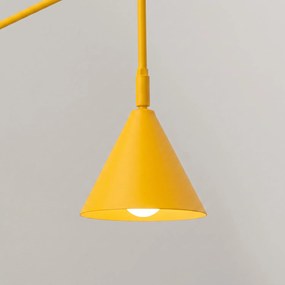 Sollux Lighting Nástěnné svítidlo NOX 1 žluté s vypínačem