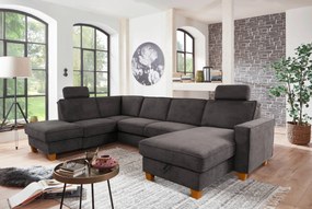 XXXLutz SEDACÍ SOUPRAVA, textil, tmavě šedá Sit & More - Sedací soupravy - 000144005842