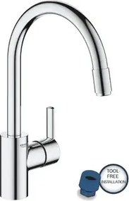 Grohe Feel - Dřezová baterie s výsuvnou koncovkou chrom