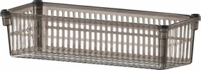 Orion Úložný koš, box a organizér extra hluboký 50cm x 20cm INVA, kouřový
