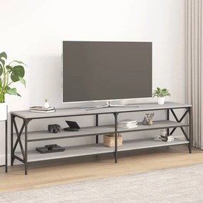 826737 vidaXL TV skříňka šedá sonoma 180 x 40 x 50 cm kompozitní dřevo