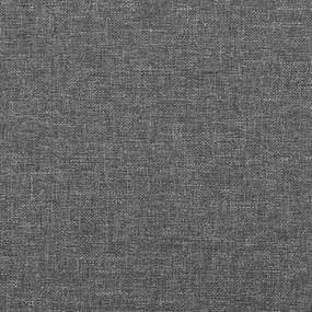 Relaxační křeslo světle šedé textil 341176
