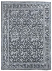 Diamond Carpets koberce Ručně vázaný kusový koberec Diamond DC-HALI B Grey/silver - 120x170 cm