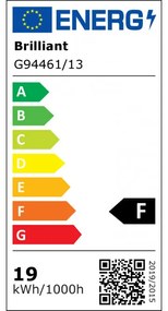 Brilliant G94461/13 Stropní stmívatelný LED panel CERES NIKL 20W