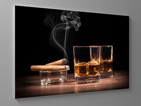 Obraz pro muže whiskey Rozměr: 120 x 80 cm