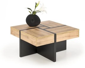 Konferenční stolek SEVILLA S (Řemeslný dub / Černá)