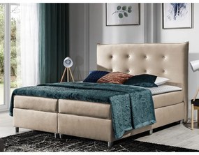 Kontinentální postel Tukya, Rozměr postele: 140 x 200 cm, Barva:: Uttario Velvet 2979