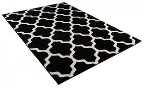 Kusový koberec Berda černý 140x190cm