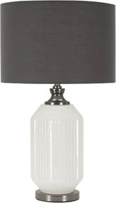Stolní lampa Brighty 65 cm šedo-bílá