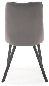 HALMAR K450 židle šedá