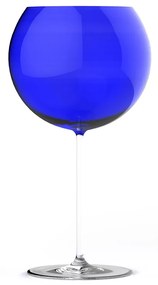 Sklenice na víno - design Lukáš Houdek, modrá, 500 ml