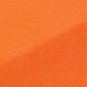 Napínací prostěradlo froté EXCLUSIVE oranžové sada 2 ks 90 x 200 cm