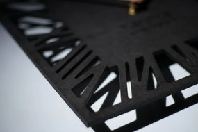 Nástěnné hodiny 30cm černé (antracit)