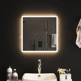 Koupelnové zrcadlo s LED osvětlením 50x50 cm 151758