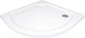 Gelco Gelco, VIVA90 sprchová vanička z litého mramoru, čtvrtkruh, 90x90x4cm, R550, GV559