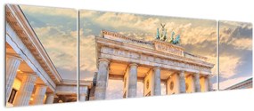 Obraz - Braniborská brána, Berlín, Německo (170x50 cm)