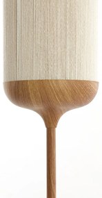 Stojací lampa v přírodní barvě s textilním stínidlem (výška 159 cm) Dania – Light &amp; Living