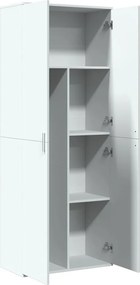 Skříň highboard bílá 70 x 35 x 180 cm kompozitní dřevo 3276658