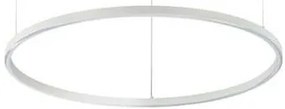 Ideal lux 229485 led zavěšený stropní lustr oracle slim 1x36w | 2170lm | 3000k - bílý