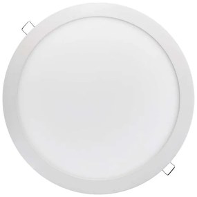 LED panel 297mm, kruhový vestavěný bílý, 24W teplá bílá 70866