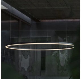 Ideal Lux - LED Lustr na lanku ORACLE SLIM LED/42W/230V 3000K pr. 90 cm černá