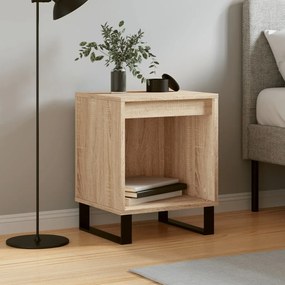vidaXL Noční stolek 40x35x50 cm kompozitní dřevo [830740] Barva: Černá
