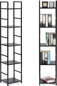 Regál LOFT 29 cm černý