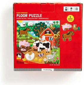 Mudpuppy Podlahové puzzle Kamarádi z farmy 25 dílků