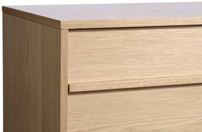 Designová komoda Zayleigh 140 cm vzor dub
