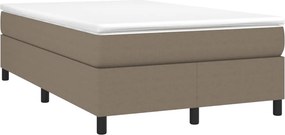 Box spring postel s matrací taupe 120x190 cm textil 3269687