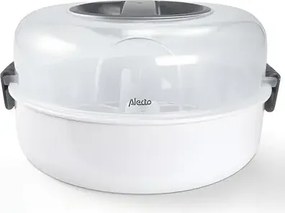 Alecto BW-04 bílá / Sterilizátor do mikrovlnné trouby / 4 láhve / 150