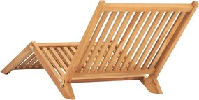 Zahradní lehátko masivní teak 316152