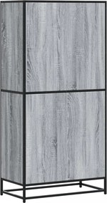 Skříň highboard šedá sonoma 68 x 35 x 139 cm kompozitní dřevo 3300833